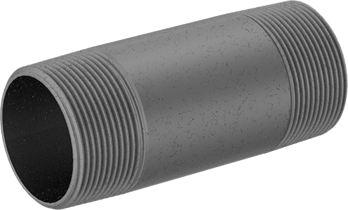 4549K731 | Standard-Wall Galvanized Steel Threaded Pipe Nipples and ...
